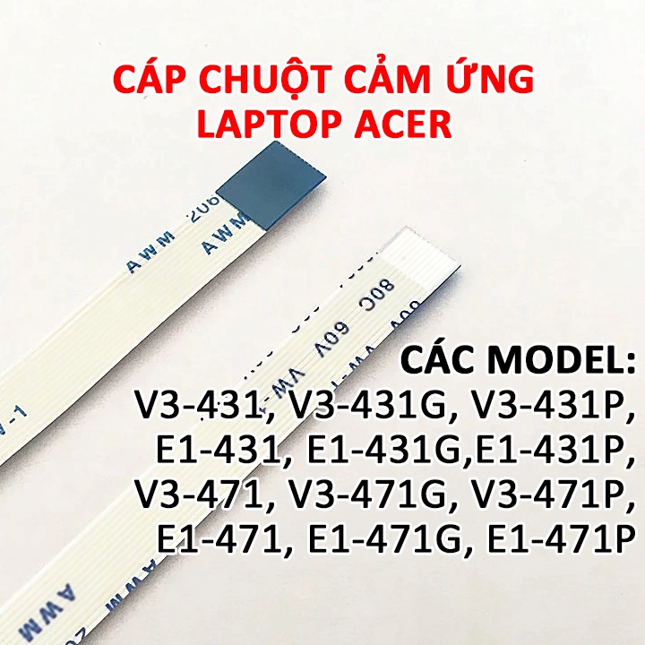Cáp touchpad laptop Acer E1-431 E1-431G E1-431P E1-471 E1-471G E1-471 V3-431 V3-431G V3-431P V3 ...
