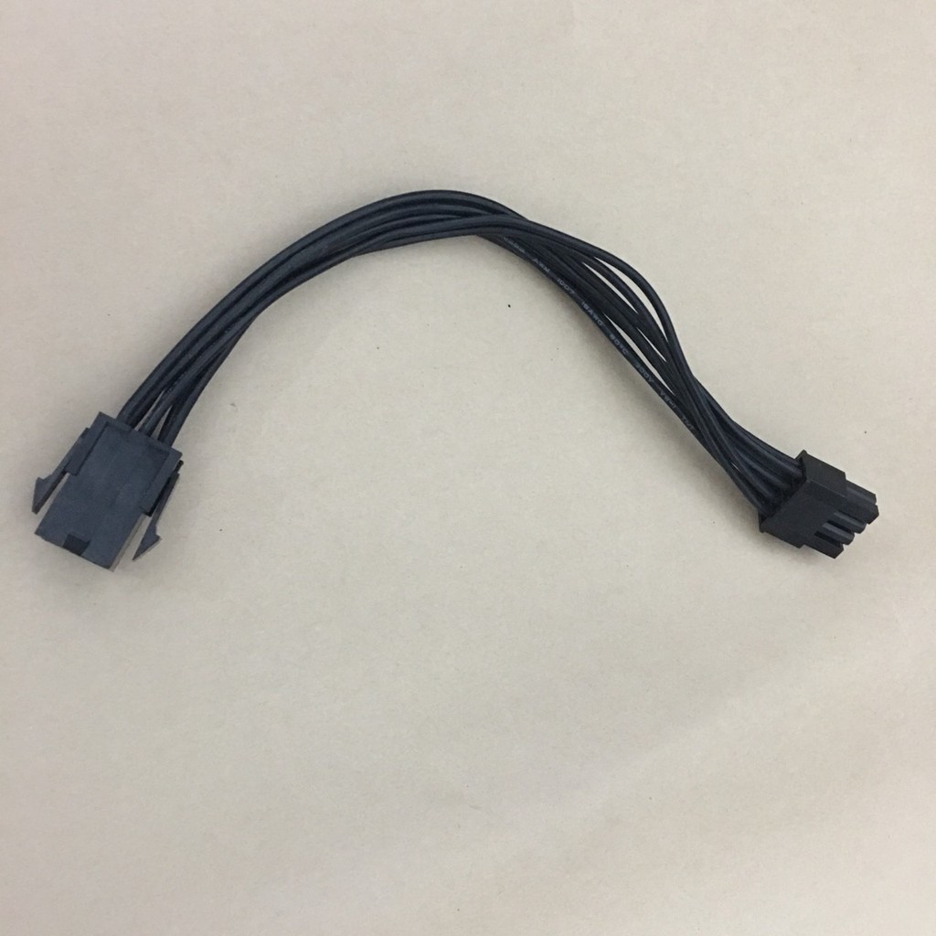 Cáp chuyển 6 pin vga to 8 pin cpu ( khác đầu ra 8 pin pcie vga ...