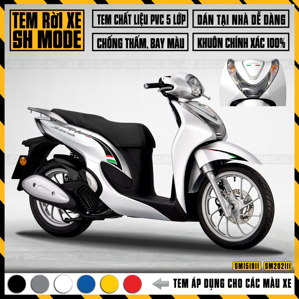 Tem Xe SH Mode Mẫu Matrix Italy | SM11 | Decal Performante Dán SH Nữ ...