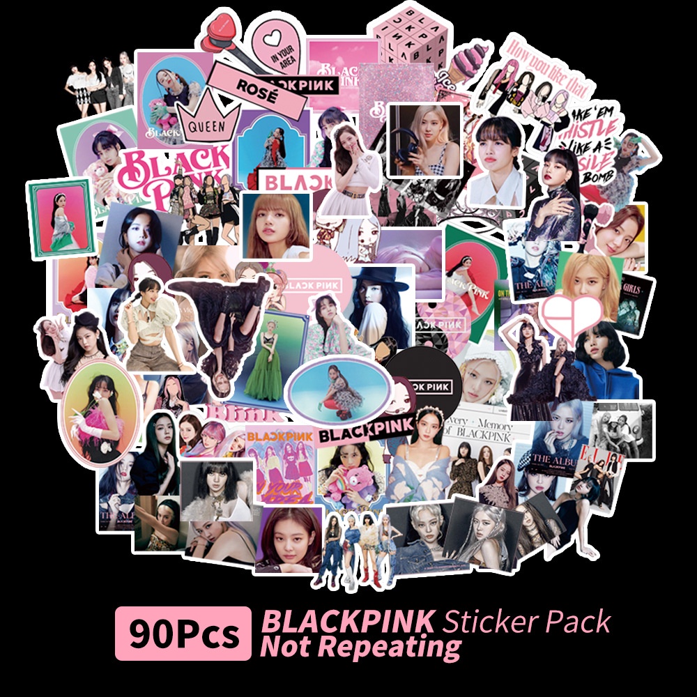 Blackpink ALBUM PINK VENOM Sticker 2022 Season's Greetings JISOO LISA ...