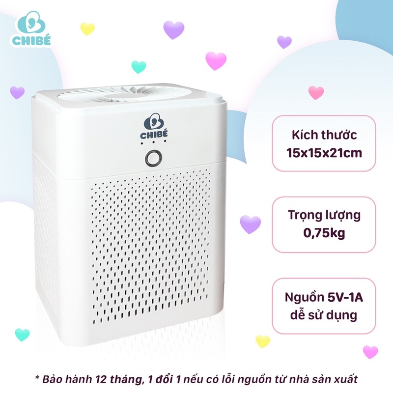 Máy lọc không khí mini Chibe | Shopee Việt Nam