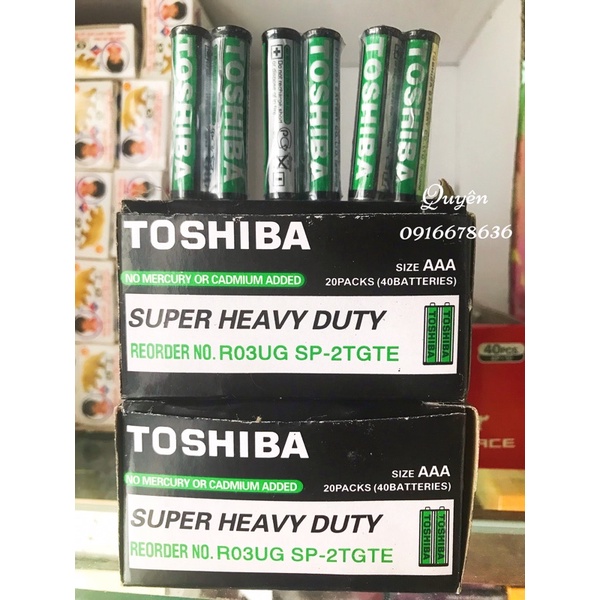 Pin AAA Toshiba Dùng Cho Remote [1 Cặp 2 Viên] | Shopee Việt Nam
