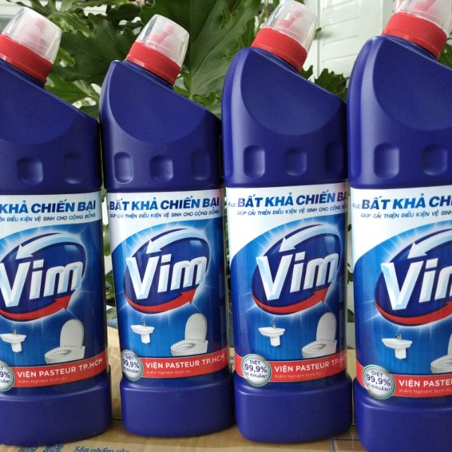 NƯỚC TẨY VIM VỆ SINH BỒN CẦU NHÀ TẮM, DIỆT KHUẨN CHAI 900ML | Shopee ...