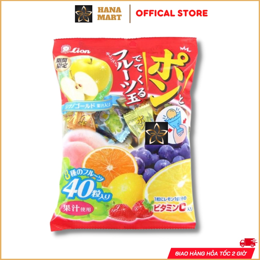 Kẹo trái cây tổng hợp 8 vị Lion 140g nội địa Nhật Bản | Shopee Việt Nam