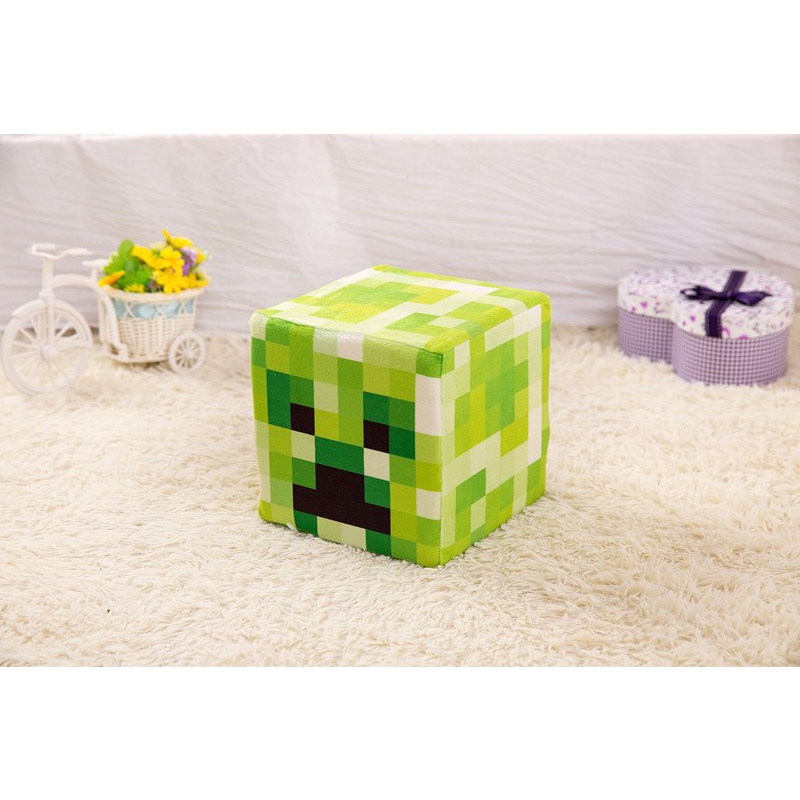 Khối bông minecraft Creeper chất liệu nhung mềm mịn cho bé | Shopee ...