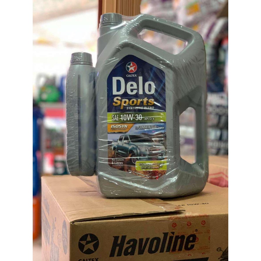Nhớt động cơ ô tô Diesel Delo Sports Synthetic Blend SAE 10W-30 (6L ...