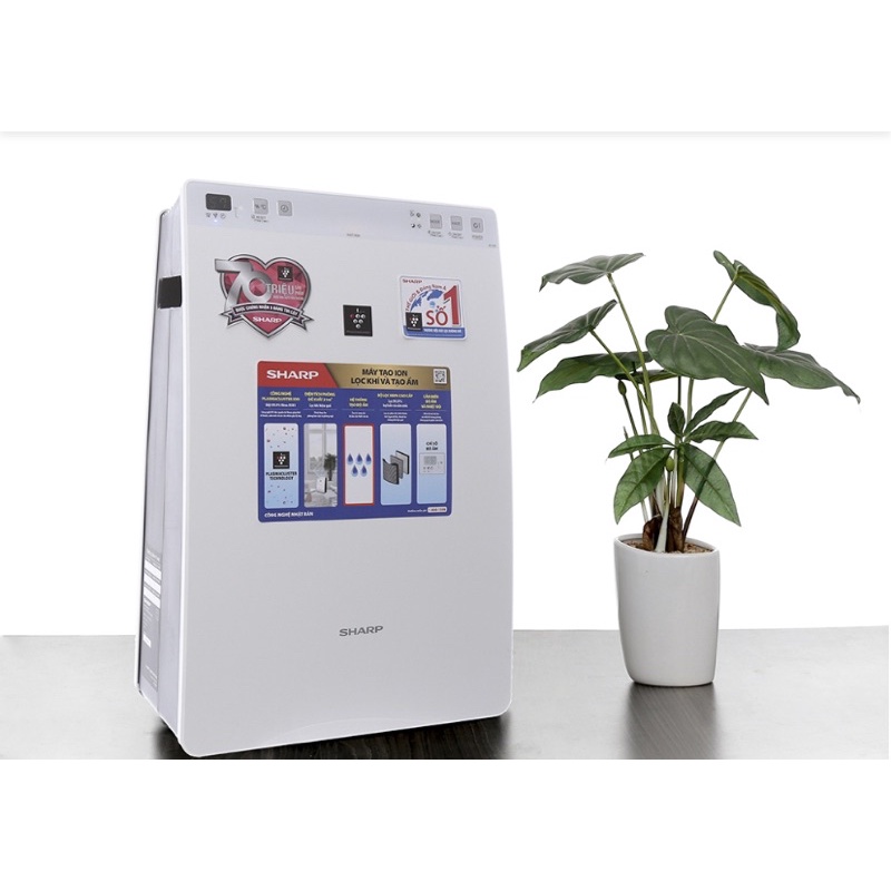Máy lọc không khí và tạo ẩm Sharp KC-F30EV-W (21m² - Hàng chính hãng) | Shopee Việt Nam