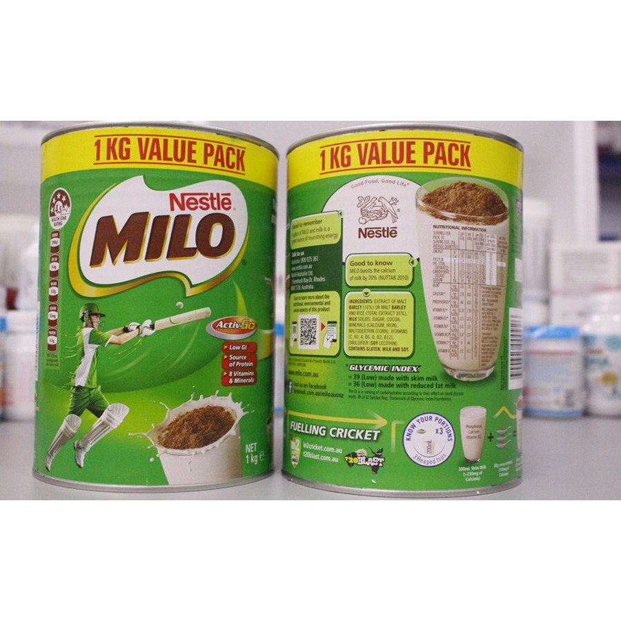SỮA MILO ÚC HỘP 1KG | Shopee Việt Nam