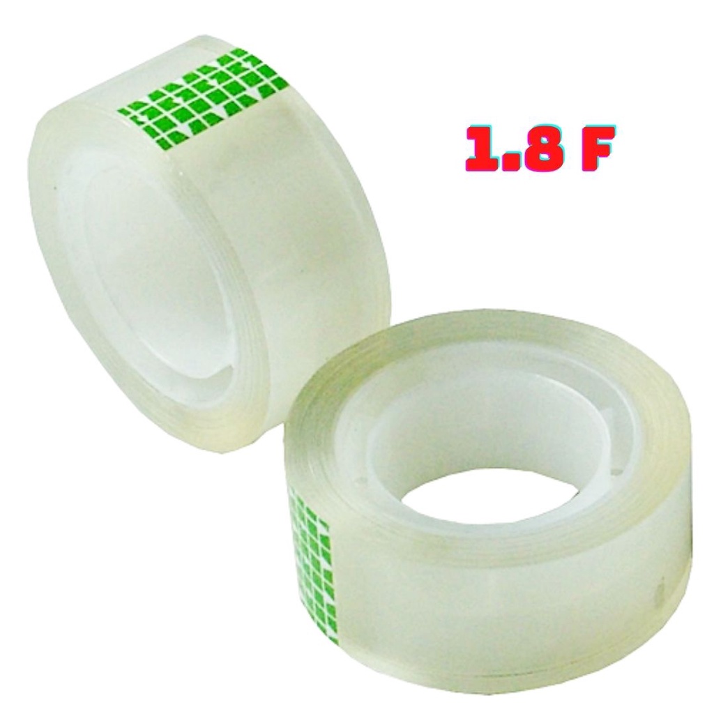 Băng keo trong vòng nhỏ 1.8F băng keo văn phòng để nàn 1,8cm | Shopee Việt Nam