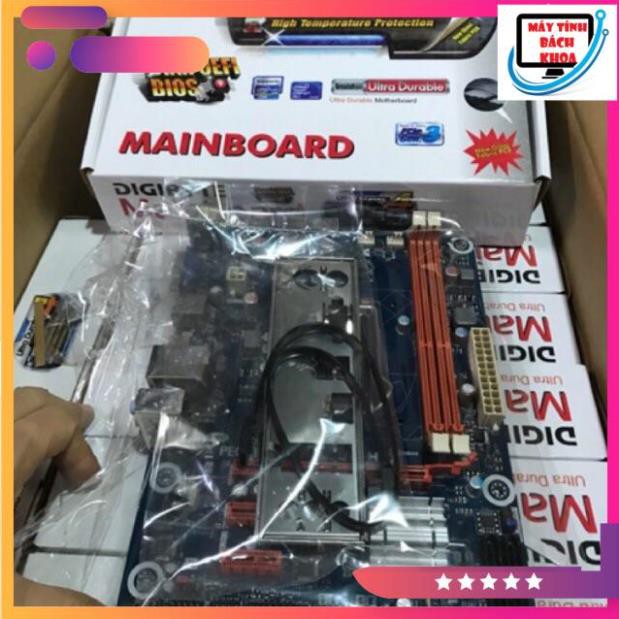 Main H61 socket 1155 mới Full box + chặn + dây sata | Shopee Việt Nam