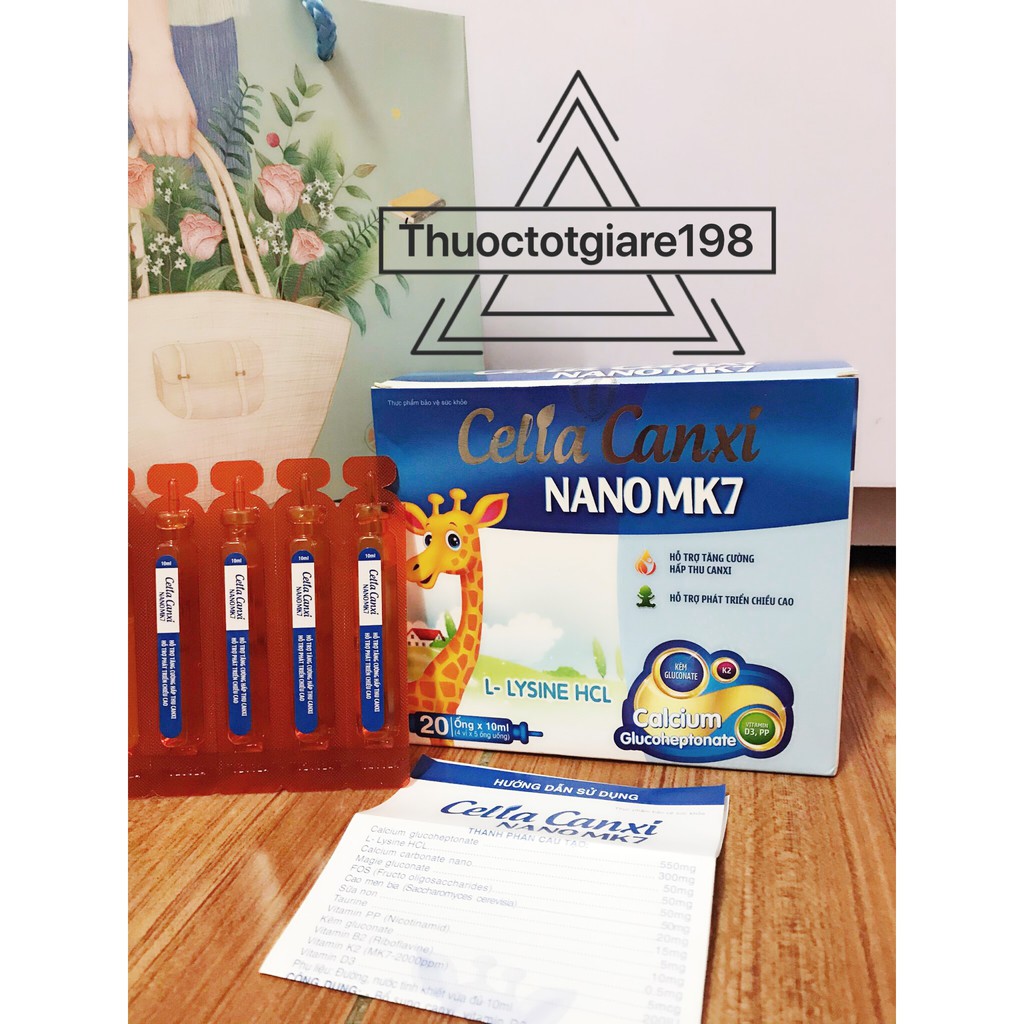 Celia Canxi Nano Mk7 phát triển chiều cao, kích thích ăn ngon, cho xương chắc khoẻ chống còi ...