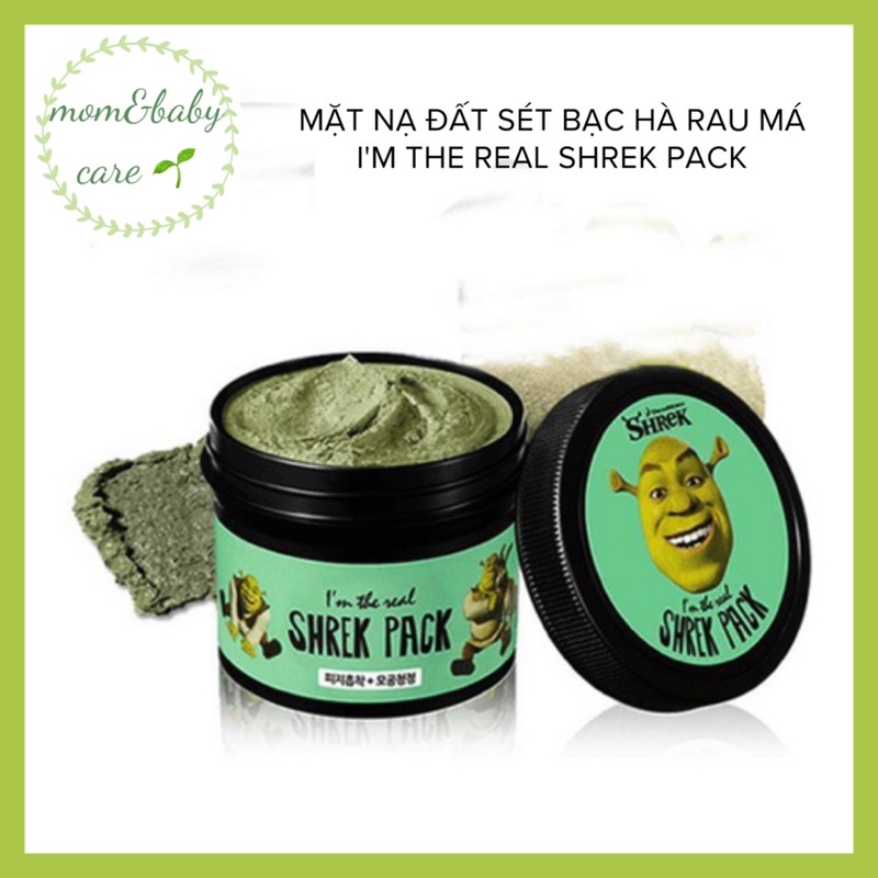 MẶT NẠ ĐẤT SÉT BẠC HÀ RAU MÁ I'M THE REAL SHREK PACK | Shopee Việt Nam