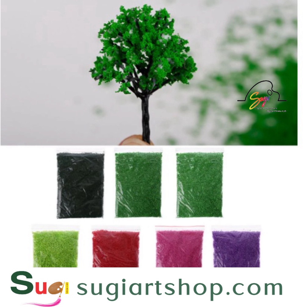 Bột cỏ làm cây mô hình, bột làm cỏ mô hình, Bột cỏ xốp -Mô Hình [ Sugi ...