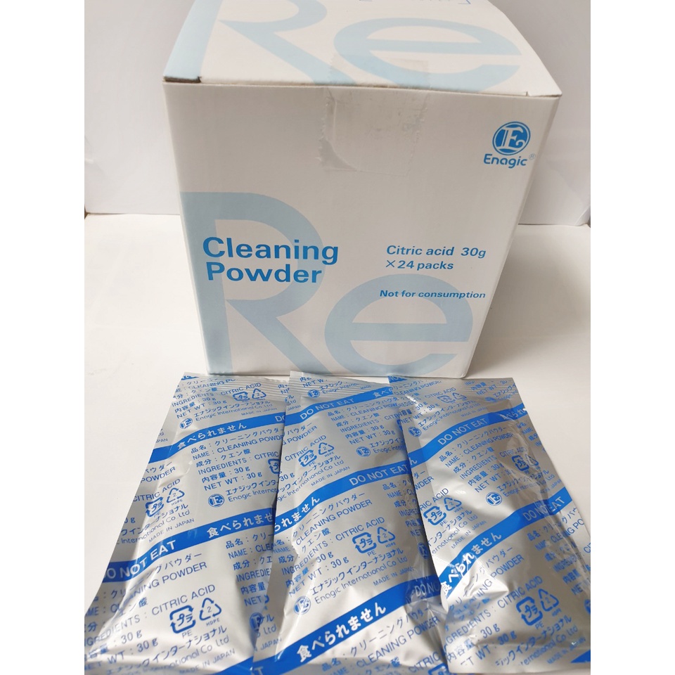 [Gói 30g] Bột Acid Citric vệ sinh máy Kangen (E-Cleaning Powder) Chính Hãng Enagic | Shopee Việt Nam