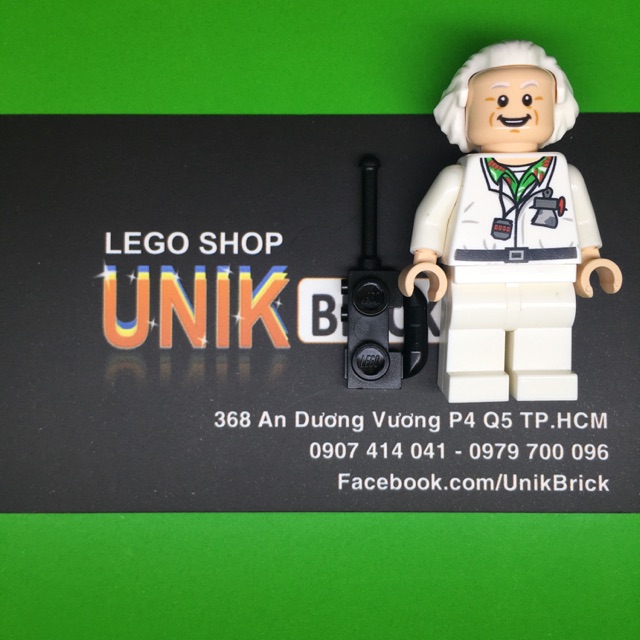 Lego UNIK BRICK Doc Brown - Tiến sĩ thông thái trong Back to the Future ...