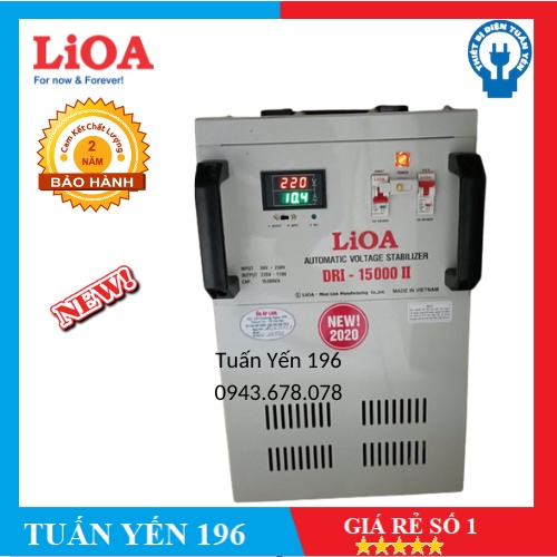 Ổn áp LiOA 15KVA DRI-15000 II Loại 1 Pha- HÀNG CHÍNH HÃNG | Shopee Việt Nam