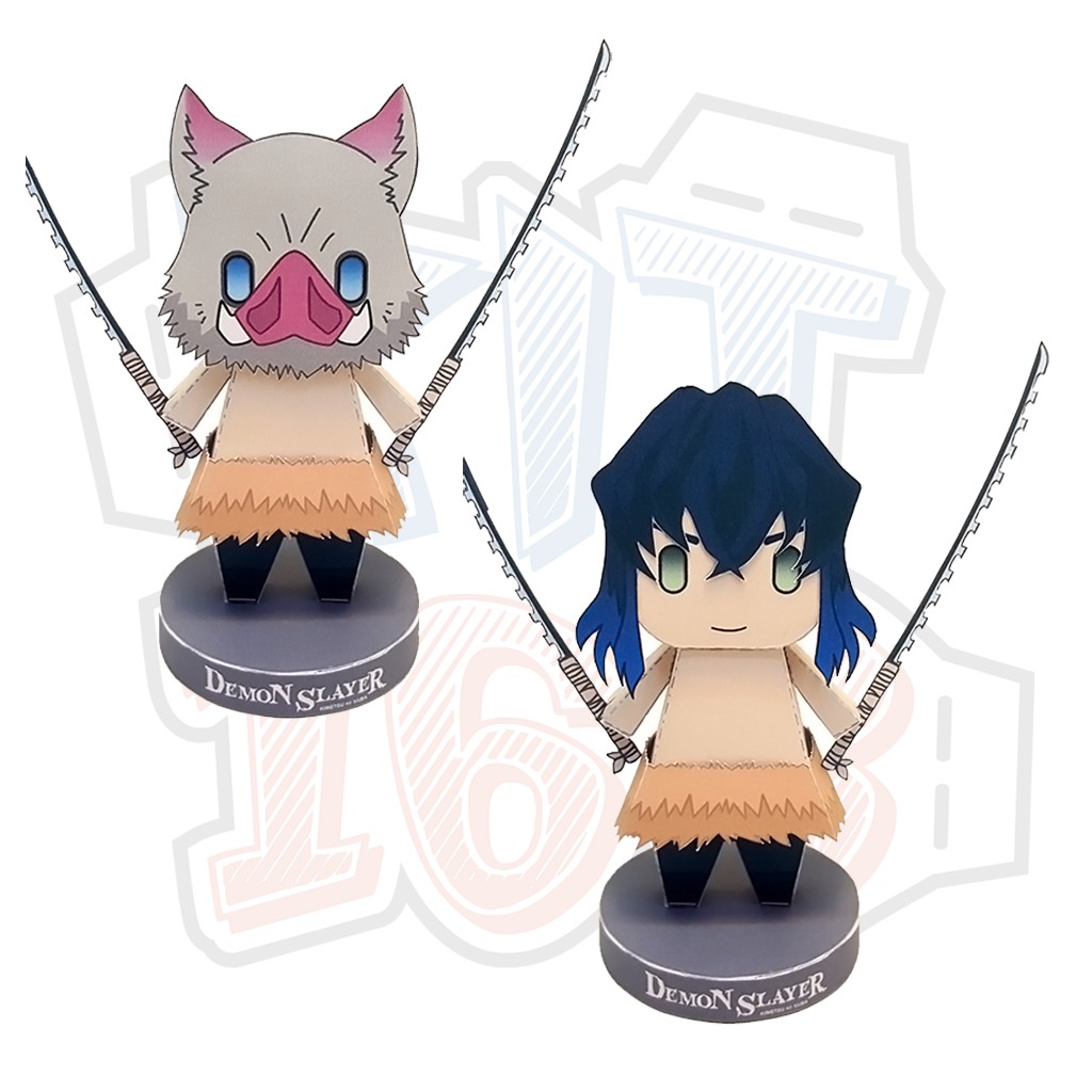 Mô hình giấy Anime Chibi Inosuke Hashibira - Demon Slayer (Kimetsu no ...