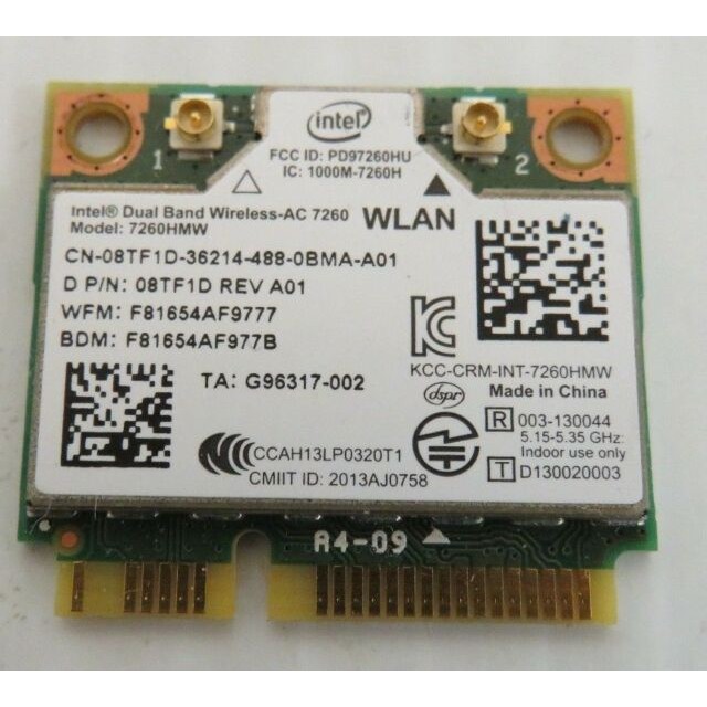 Card wifi Intel Dual-Band Wireless-AC-7260 867Mbps + Bluetooth 4.0 | Shopee Việt Nam