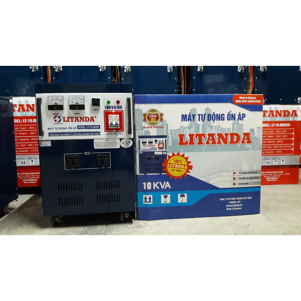 ỔN ÁP LITANDA 10KVA DR NEW 2020 DẢI 90V-250V 100% DÂY ĐỒNG - Hàng Chính Hãng | Shopee Việt Nam