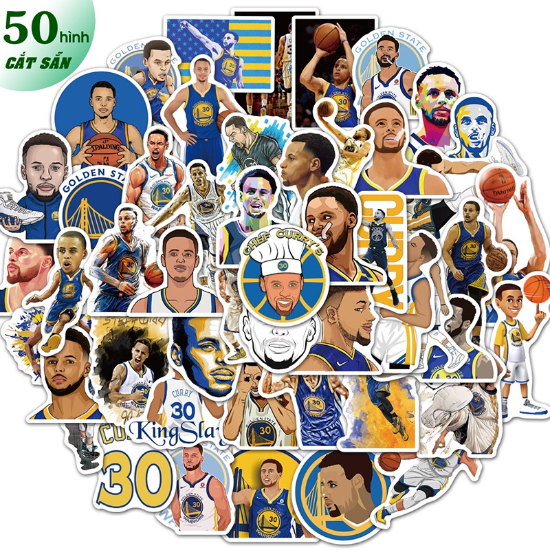 Sticker NBA Bóng Rổ, Bóng Đá Set 50 Hình Kobe Bryant Decal Dán Điện ...