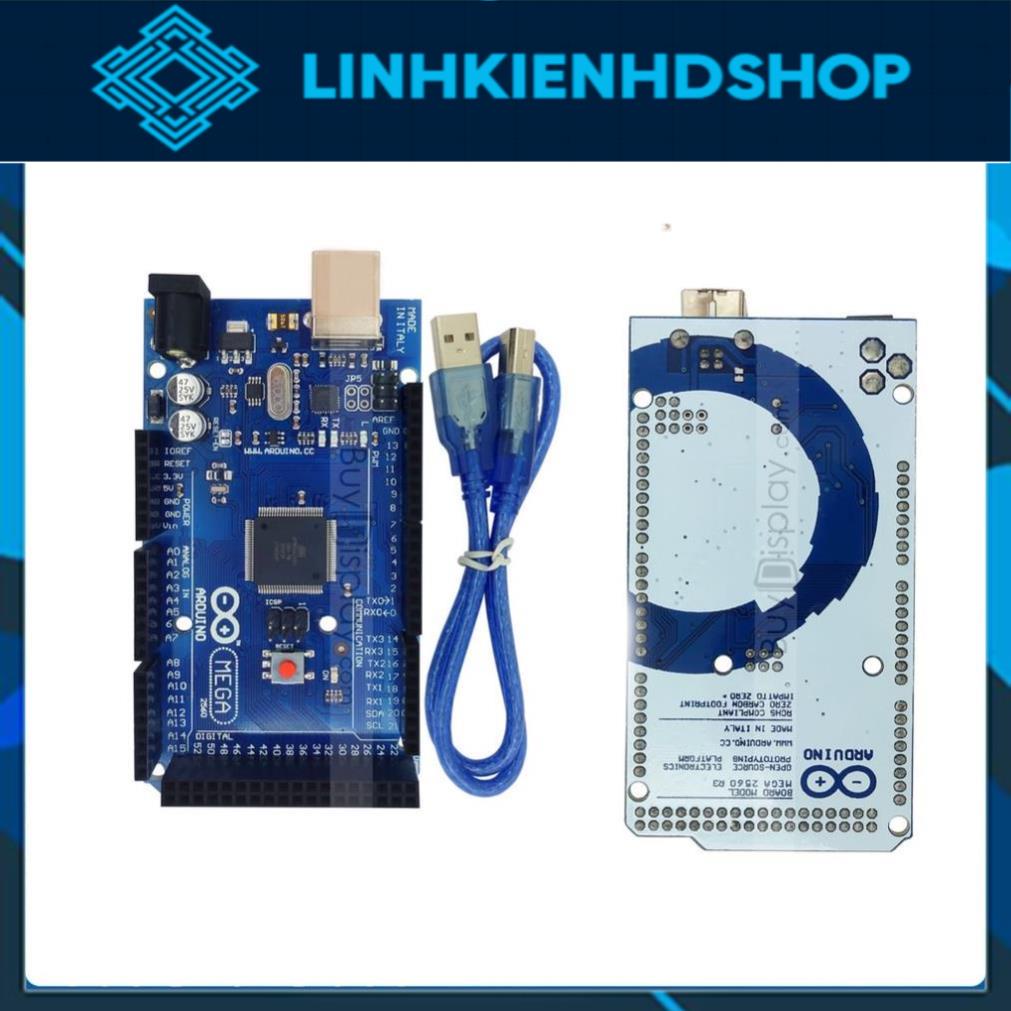 Kit học tập arduino mega2560 kèm cáp nạp bảo hành 6 tháng/ 16u2/ ch340 ...