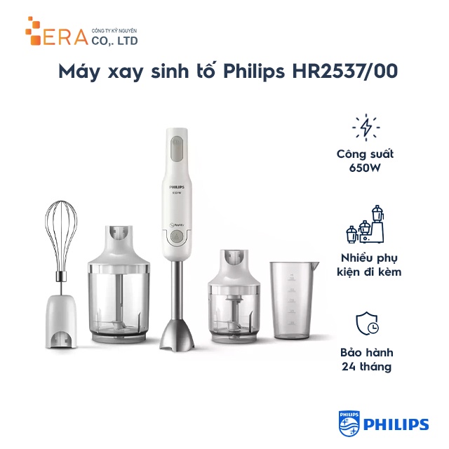 Máy xay cầm tay Philips HR2537/00 | Shopee Việt Nam