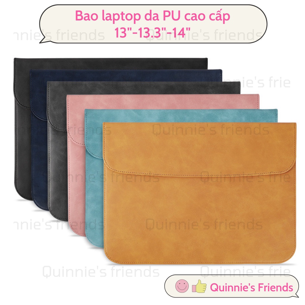 Túi đựng bảo vệ laptop 13 - 13.3 inch Da PU cao cấp họa tiết đủ màu ...