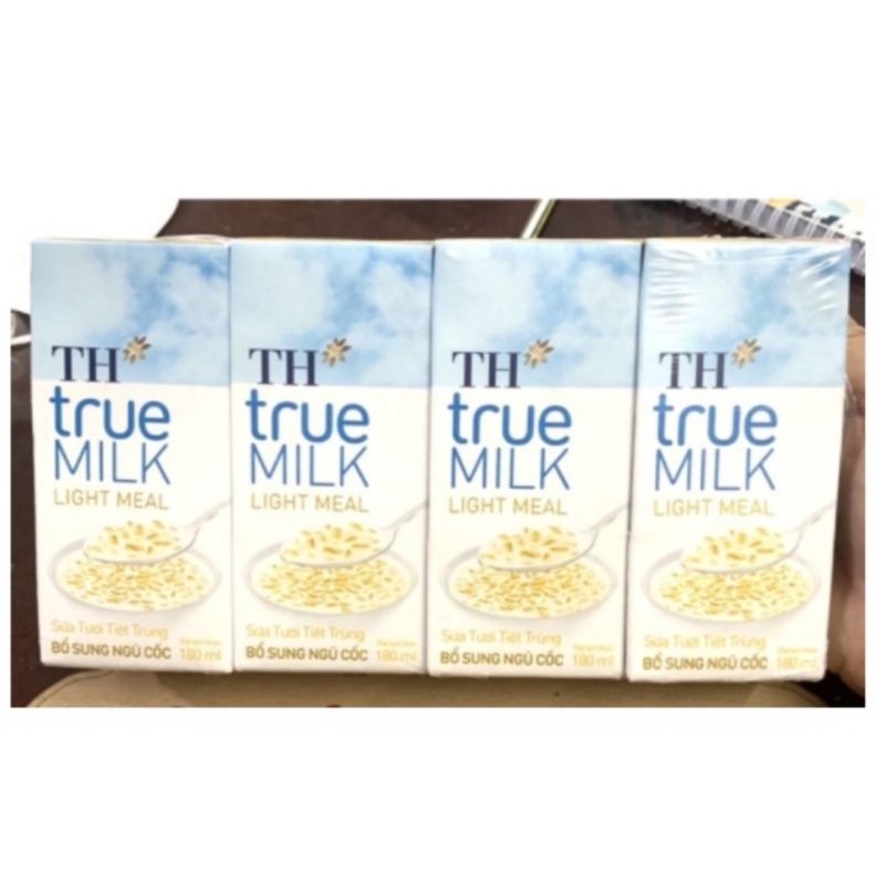 Sữa Hạt Macca / óc chó/ hạnh nhân TH true NUT 180 ml Lốc 4 | Shopee ...