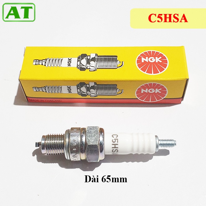 Bugi Xe Máy NGK Chân Ngắn C5 C6 C7 Chân Dài R6 Dream Wave SH Vision AB ...