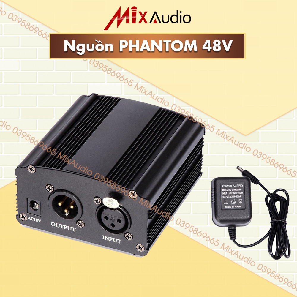 Nguồn Phantom 48V Dùng Kết Hợp Mic PC-K200, PC-K320, SM-8B, PC-K600... Bảo Hành 6 tháng | Shopee ...