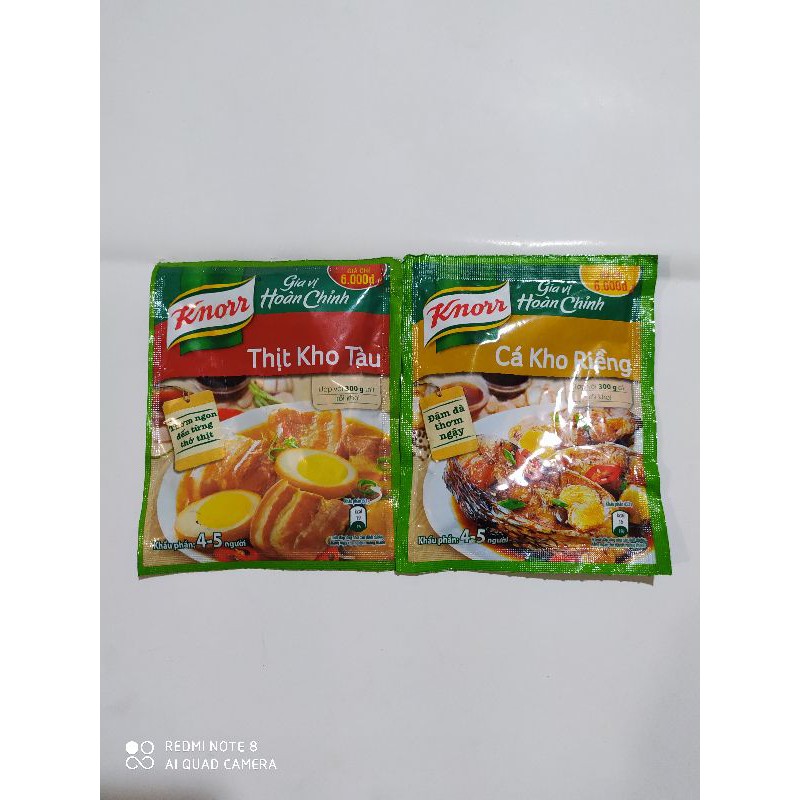 GIA VỊ HOÀN CHỈNH THỊT KHO TẦU , CÁ KHO RIỀNG 28g | Shopee Việt Nam