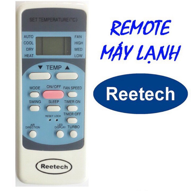 Remote máy lạnh Reetech - Điều khiển điều hòa Reetech | Shopee Việt Nam