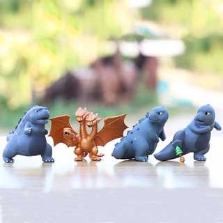 Mô hình Bộ 12 Fat Godzilla Ghidorah Mập Chibi dễ thương | Shopee Việt Nam