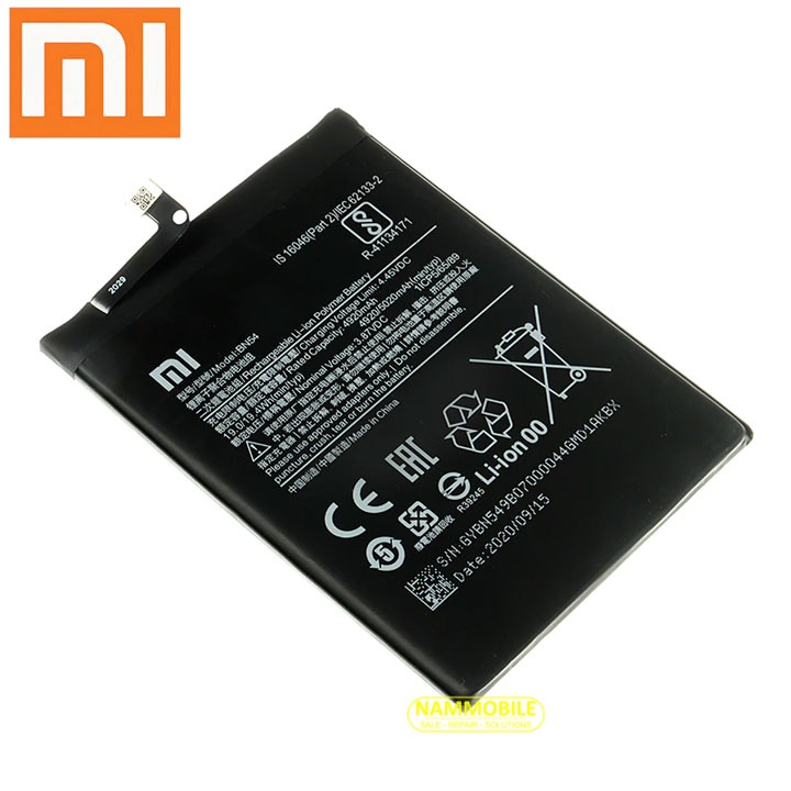 Pin Xiaomi Redmi 9 BN52-BN53-BN54-BN55 5020mAh Zin + Tặng Keo Dán Pin ...
