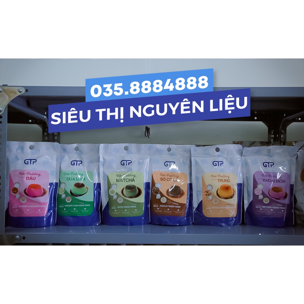 Bột pudding GTP đủ các vị - Gói 500gr | Shopee Việt Nam