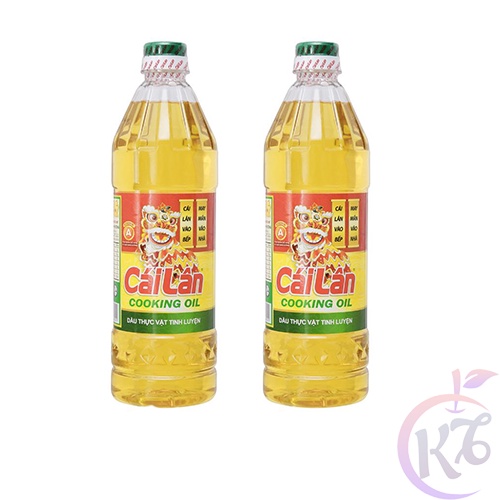 Combo 2 chai Dầu ăn Cái Lân chai 1L - Dầu ăn thực vật 1 lít | Shopee ...