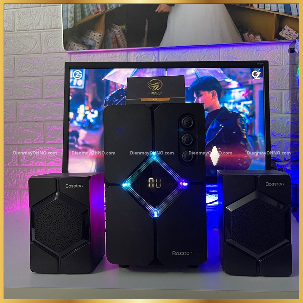 Freeship Loa Máy Tính Để T1800 Chính Hãng Loa Vi Tính Bluetooth Bosston ...