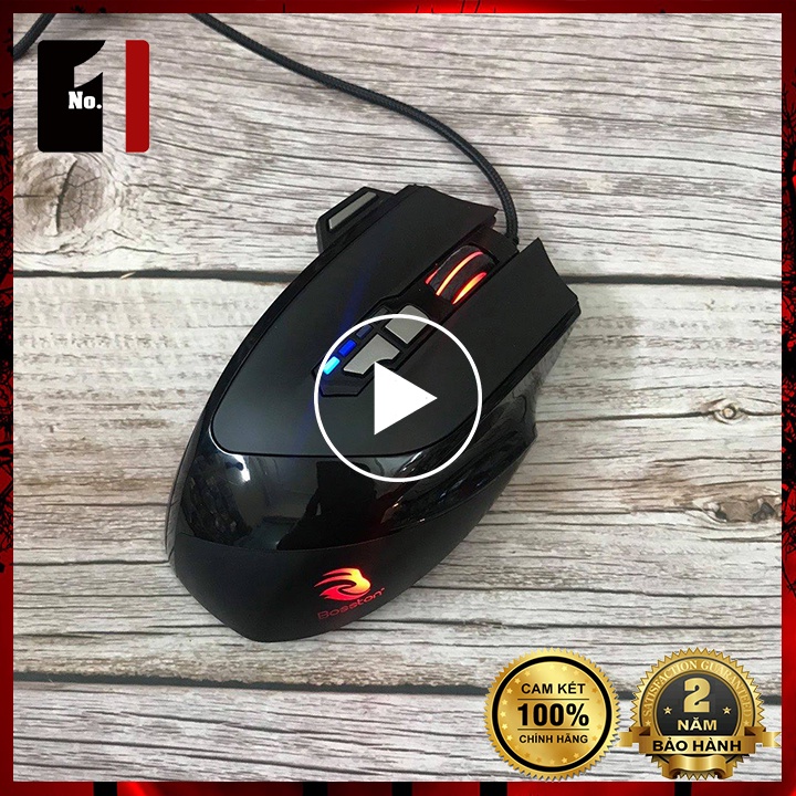 Chuột Gaming Máy Tính BOSSTON GM900 Led Rgb Chuột Vi Tính Laptop Pc ...