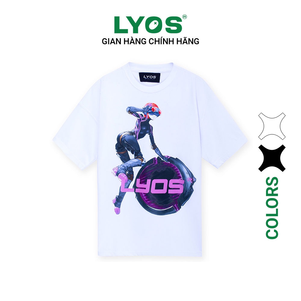 Áo Thun LYOS Myopic T-Shirt Trắng/ Đen | Shopee Việt Nam