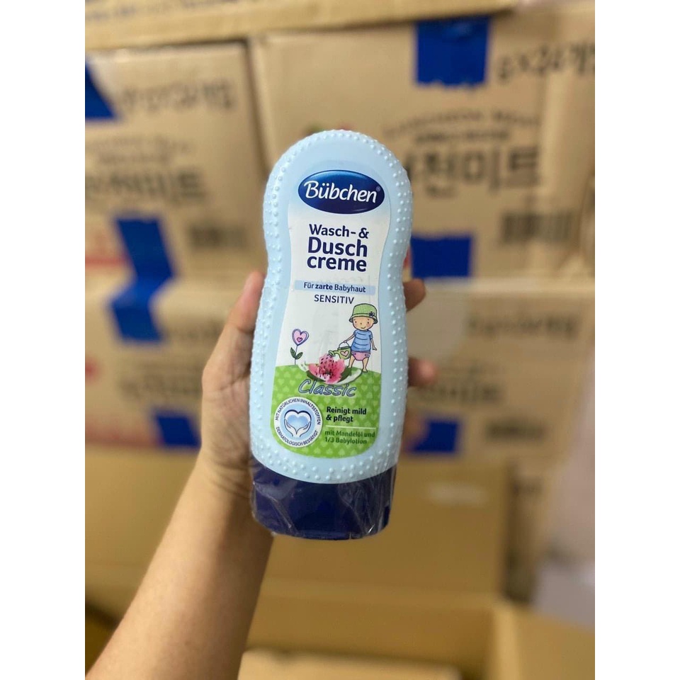 Bộ Sữa Tắm Gội, Kem Dưỡng Da, Kem Hăm Cho Trẻ Sơ Sinh Bubchen 400ml ...
