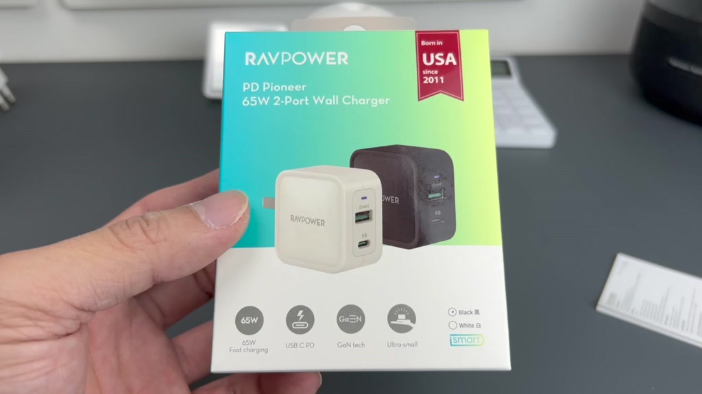 [GIAO HỎA TỐC] Củ sạc RAVPower 2 cổng - 65W PD [GaN tech] RP-PC133/RP-CPCN002 BH12TH | Shopee ...