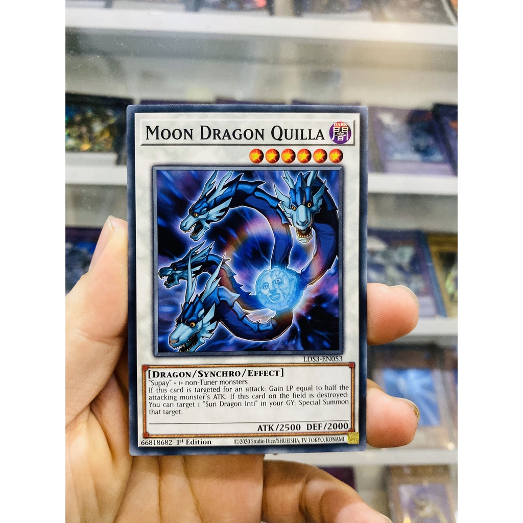 Thẻ Bài YugiOh! Mã LDS3-EN053 - Moon Dragon Quilla - Common - 1st ...