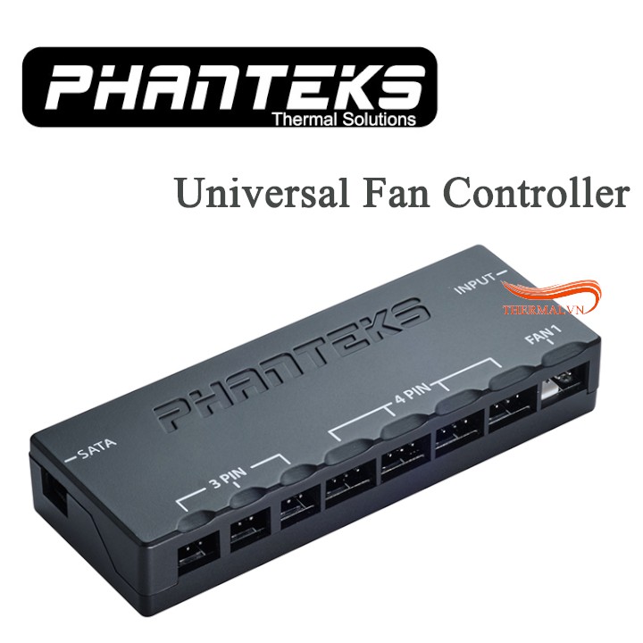 Bộ chia quạt Phanteks Universal Fan Controller - Fan Hub 7 cổng chân 3 ...