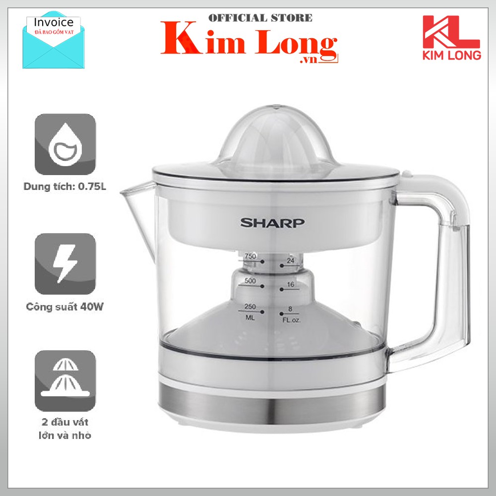 Máy Vắt Cam Sharp EJ-J407-WH 40W - Chính hãng | Shopee Việt Nam