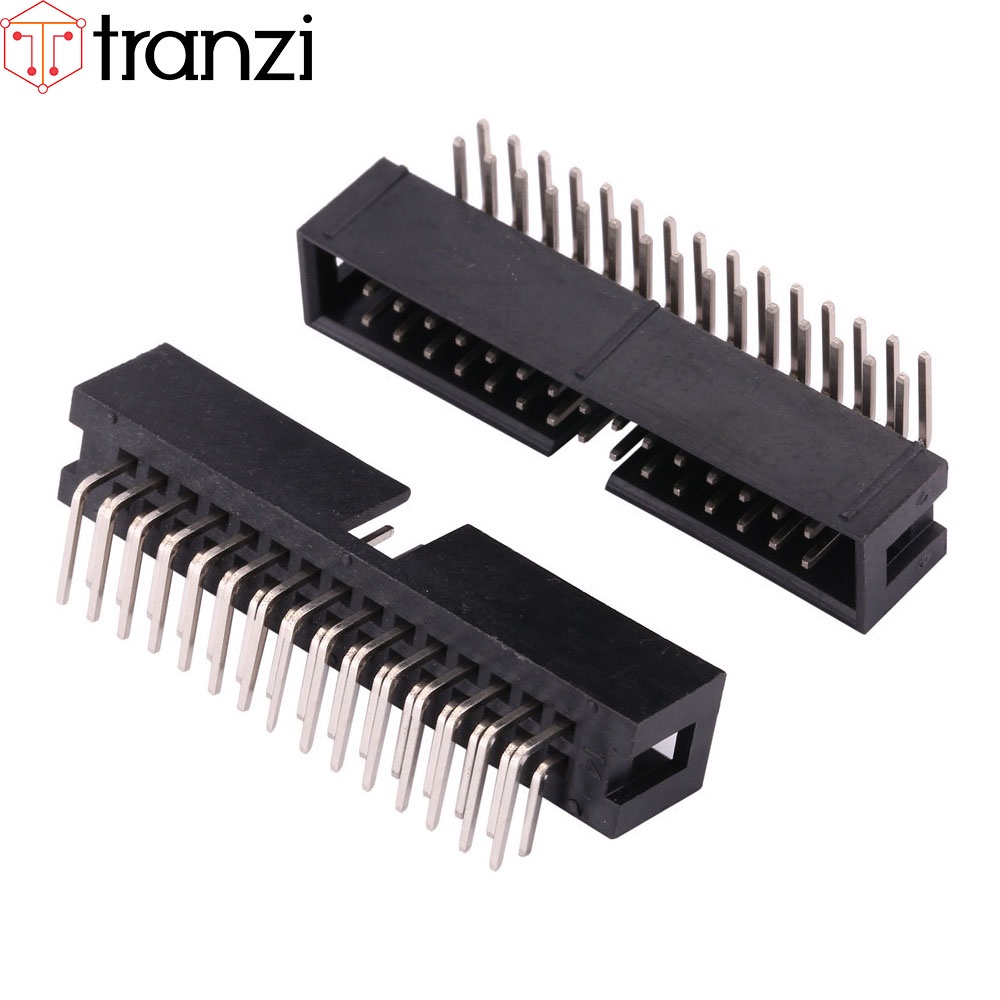 Giắc cắm header 2.54mm IDE IDC DC3 2x15P chân cắm cong đen - túi 5 cái | Shopee Việt Nam