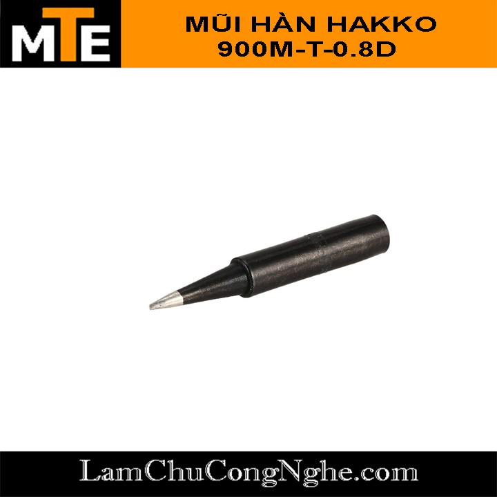 Mũi Hàn Hakko 900M-T-0.8D đen (Loại tốt ) Mũi hàn thiếc tương thích với mỏ hàn 907, 936 ...