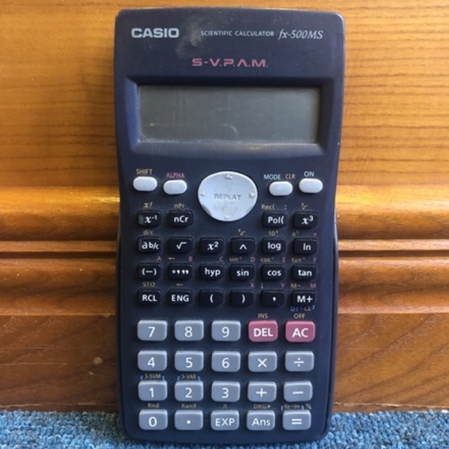 Máy tính - Casio FX500 MS (củ) | Shopee Việt Nam