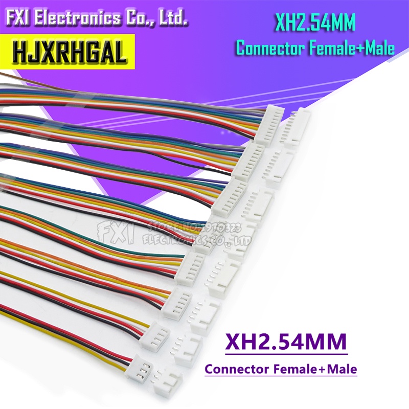 Set 5 Đầu Nối Dây Điện JST XH2.54 XH 2 / 3 / 4 / 5 / 6 / 7 / 8 / 9 / 10 Pin 2.5MM 30CM 26AWG ...