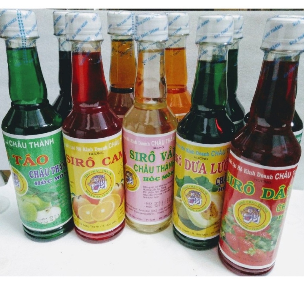Siro Trái Cây Các Loại chai 400ml. Phù hợp để pha chế các loại nước ...