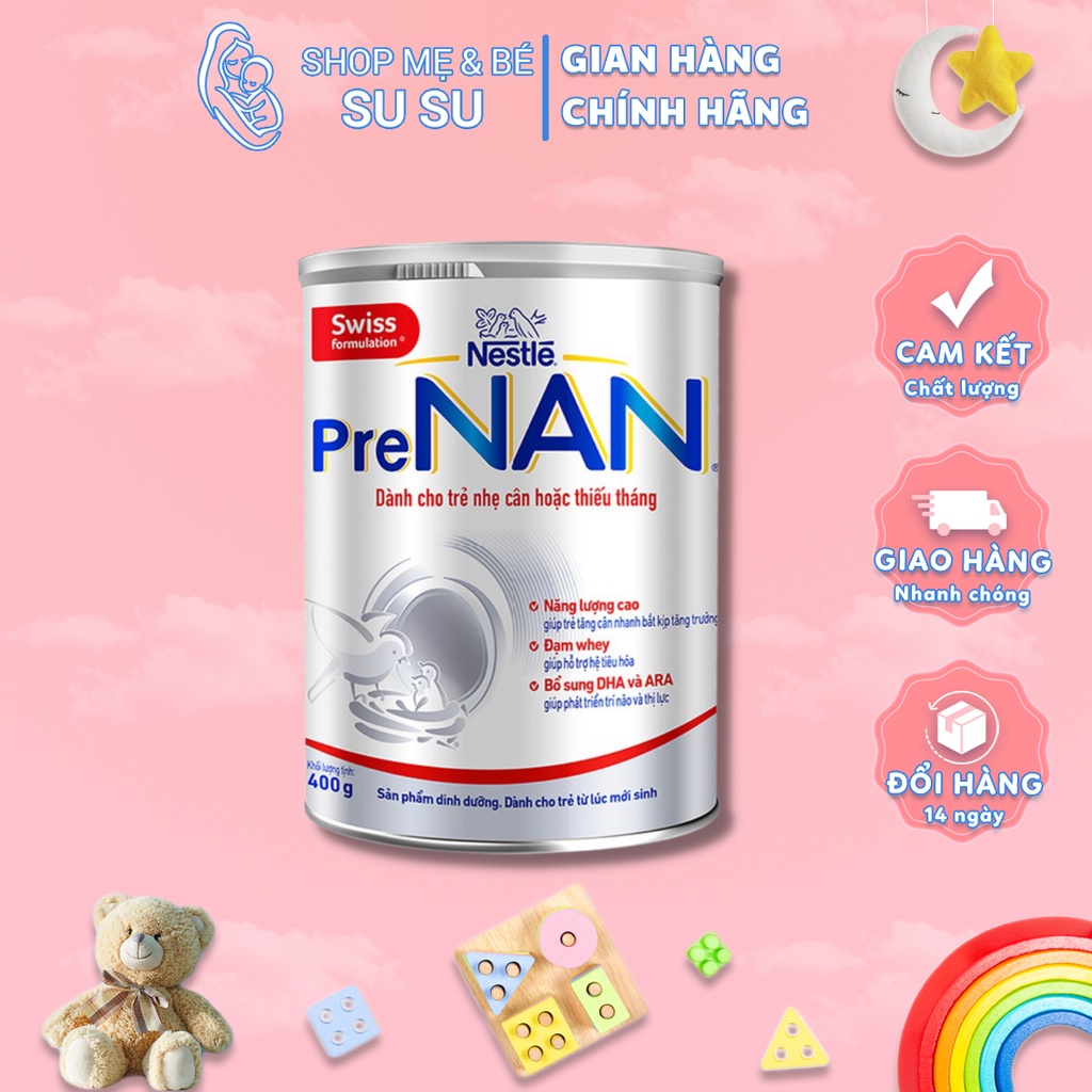 Sữa PreNan Bổ Sung DHA ARA Đạm Whey & Năng Lượng Cao - Dành Cho Trẻ ...